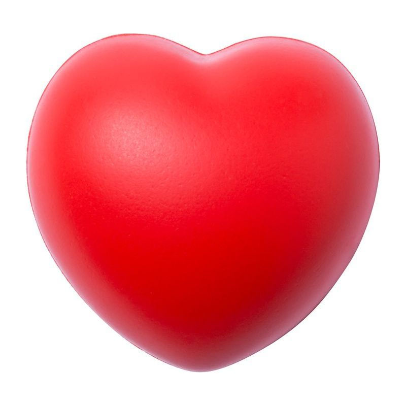 Szív alakú stresszoldó labda, PU hab. | Spark Promotions reklámajándék